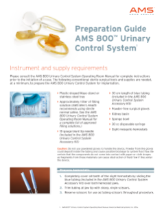 AMS 800™ Artificial Urinary Sphincter - HCP Resources - Physician ...